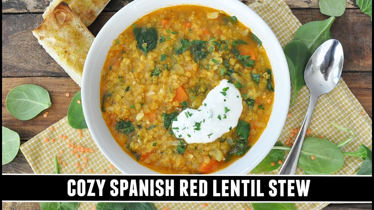 Cozy Spanish Red Lentil Stew: Quick & Easy One-Pot Recipe
