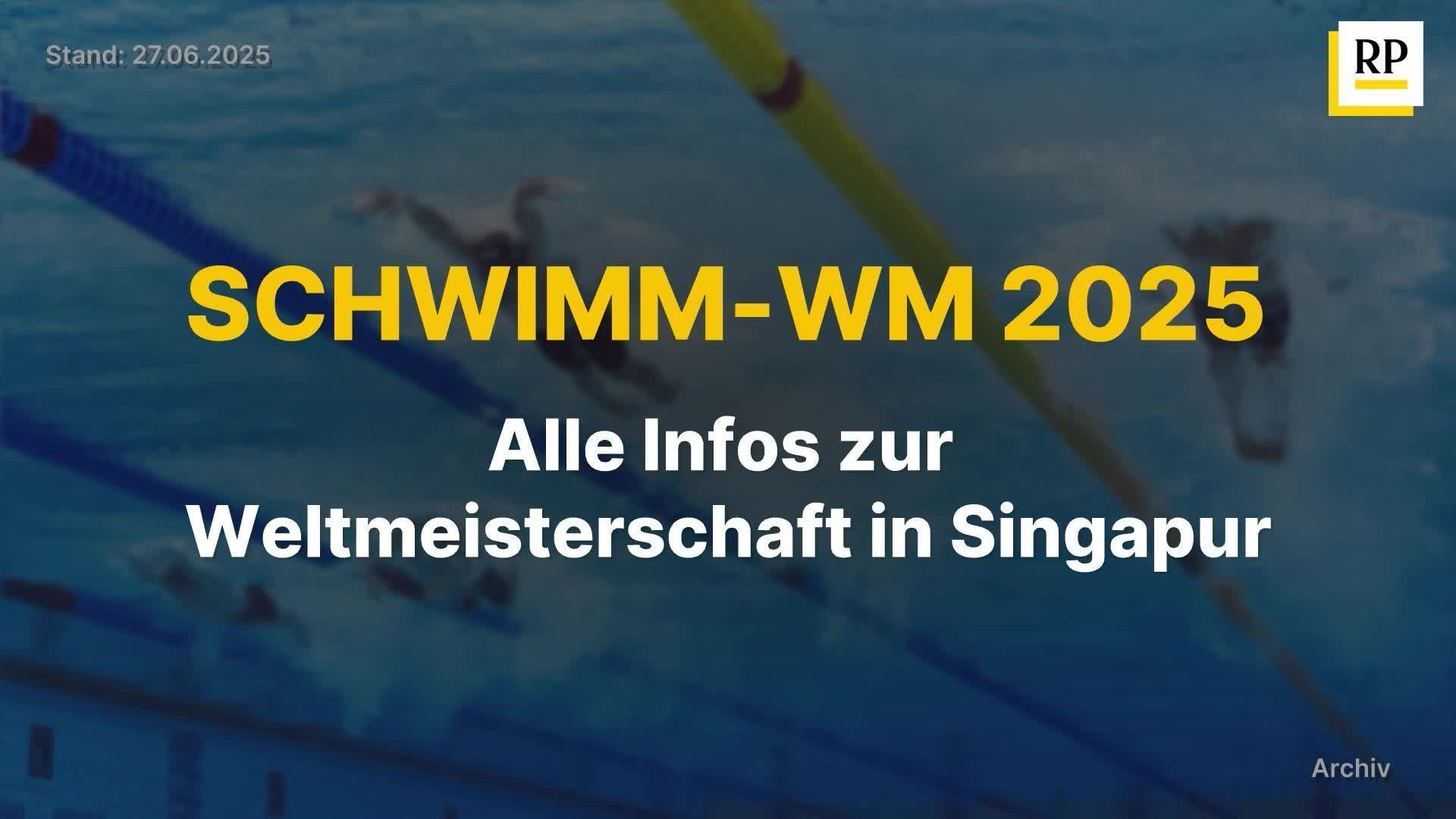 Schwimm-WM 2025 in Singapur: Alle Infos zur Weltmeisterschaft