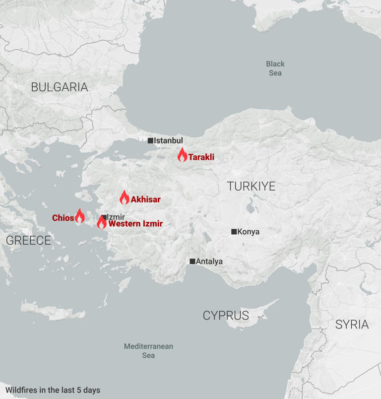 Is it safe to visit Turkey amid raging wildfires?