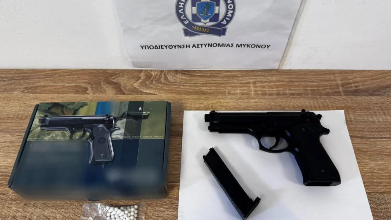 Συνελήφθη 45χρονος για παράνομη οπλοκατοχή και απειλή στη Μύκονο