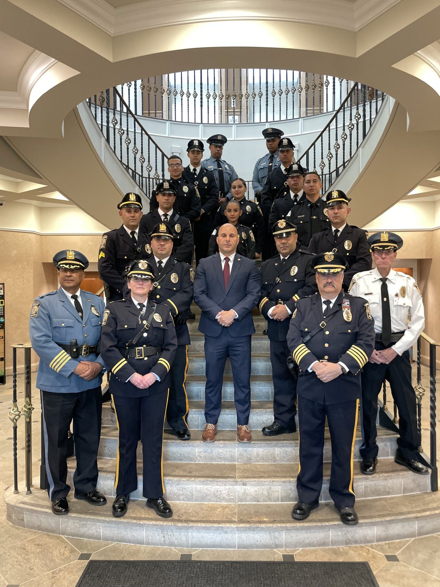 Perth Amboy celebrates police promotions, welcomes new hires