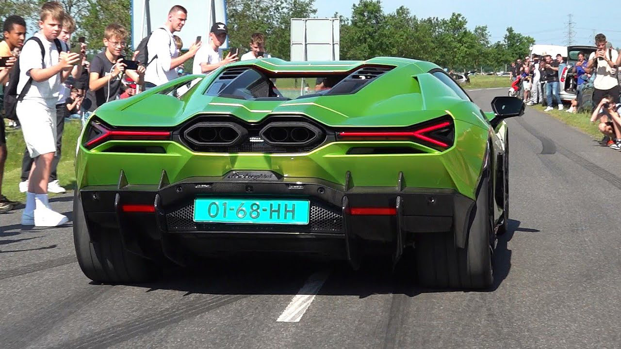 Modified Cars Leaving Car Show – Power Division RS6, Revuelto, 992 GT3 ...