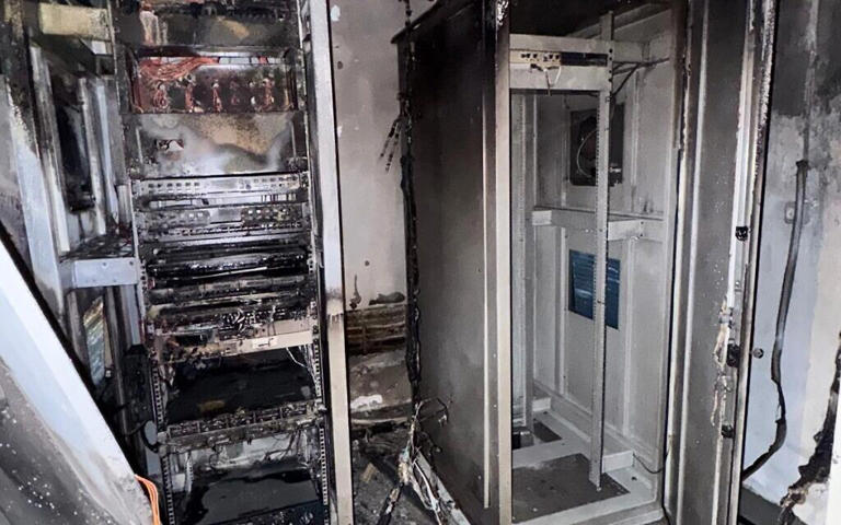 IDF confirms settlers torched West Bank security installation: Damage ...