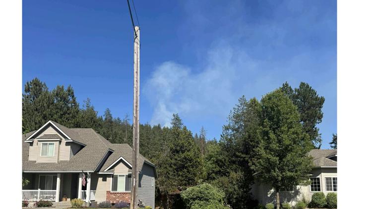 IDL crews fighting wildfire near Canfield Mountain in Coeur d'Alene