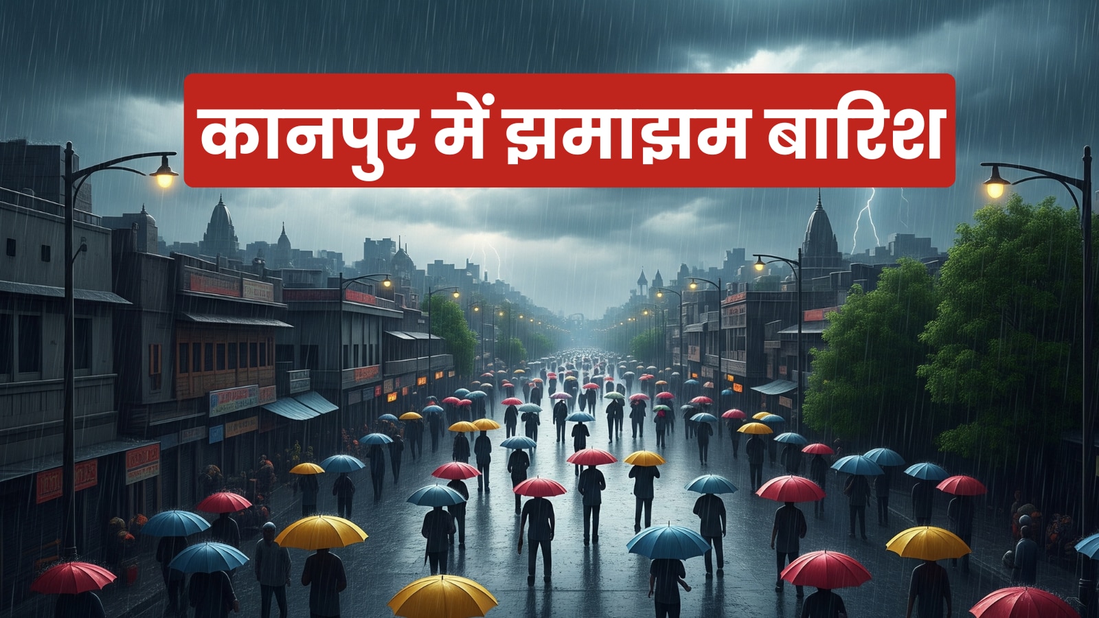 Kanpur Weather Update: झमाझम बारिश से भीगा कानपुर, 5 दिन तक बना रहेगा ...