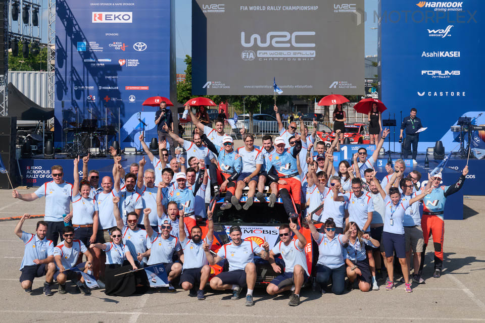 Tänak Leads Hyundai to Victory in One of WRC’s Toughest Stages