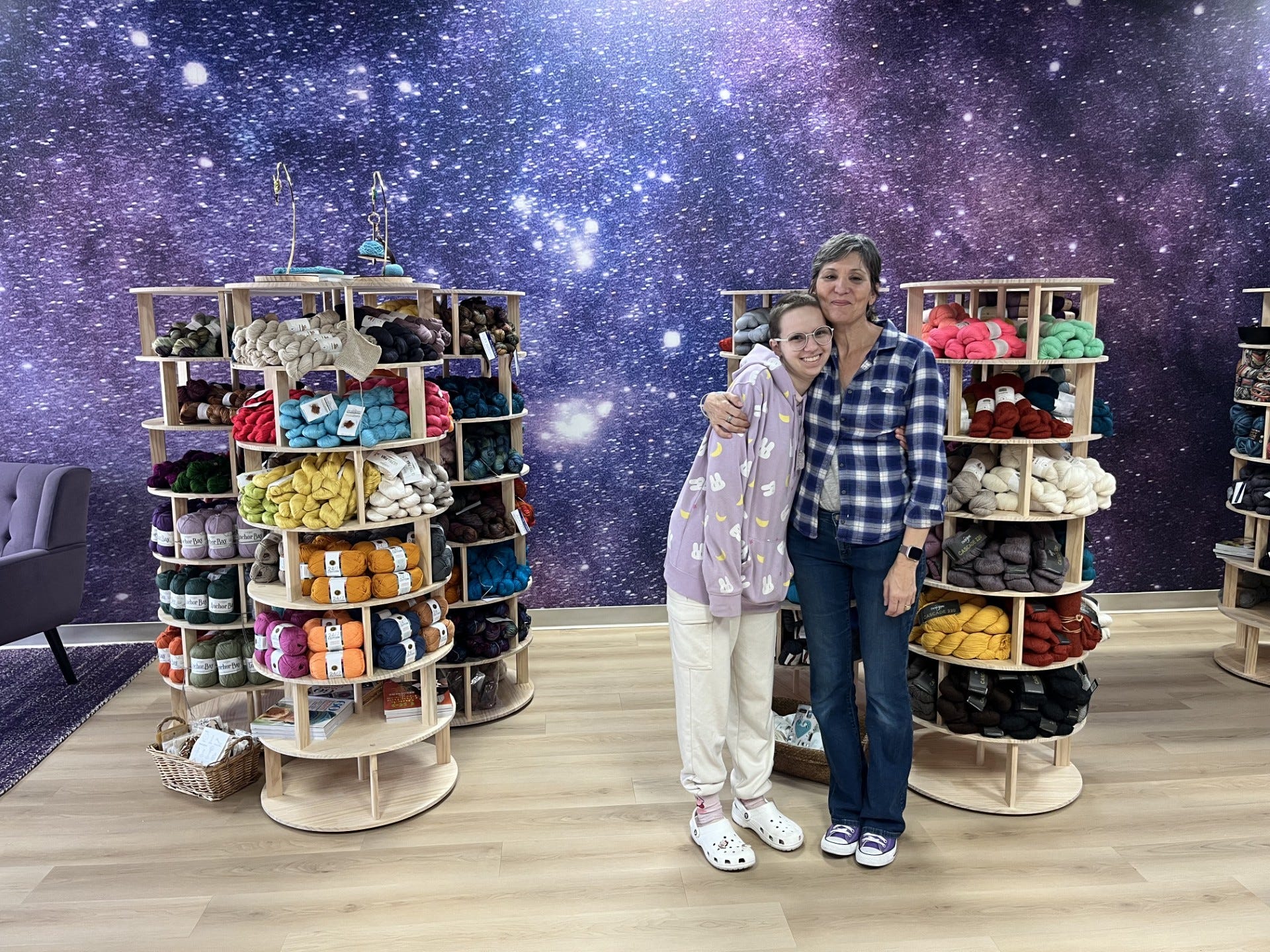 Lubbock is getting a yarn store with a galaxy theme. Here's what to expect.