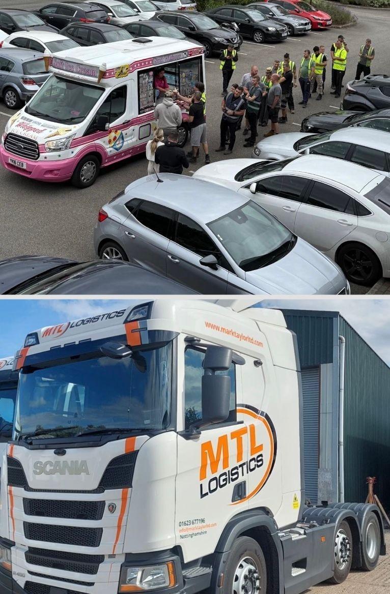 MTL Logistics treats staff and customers to ice cream on hottest day of ...