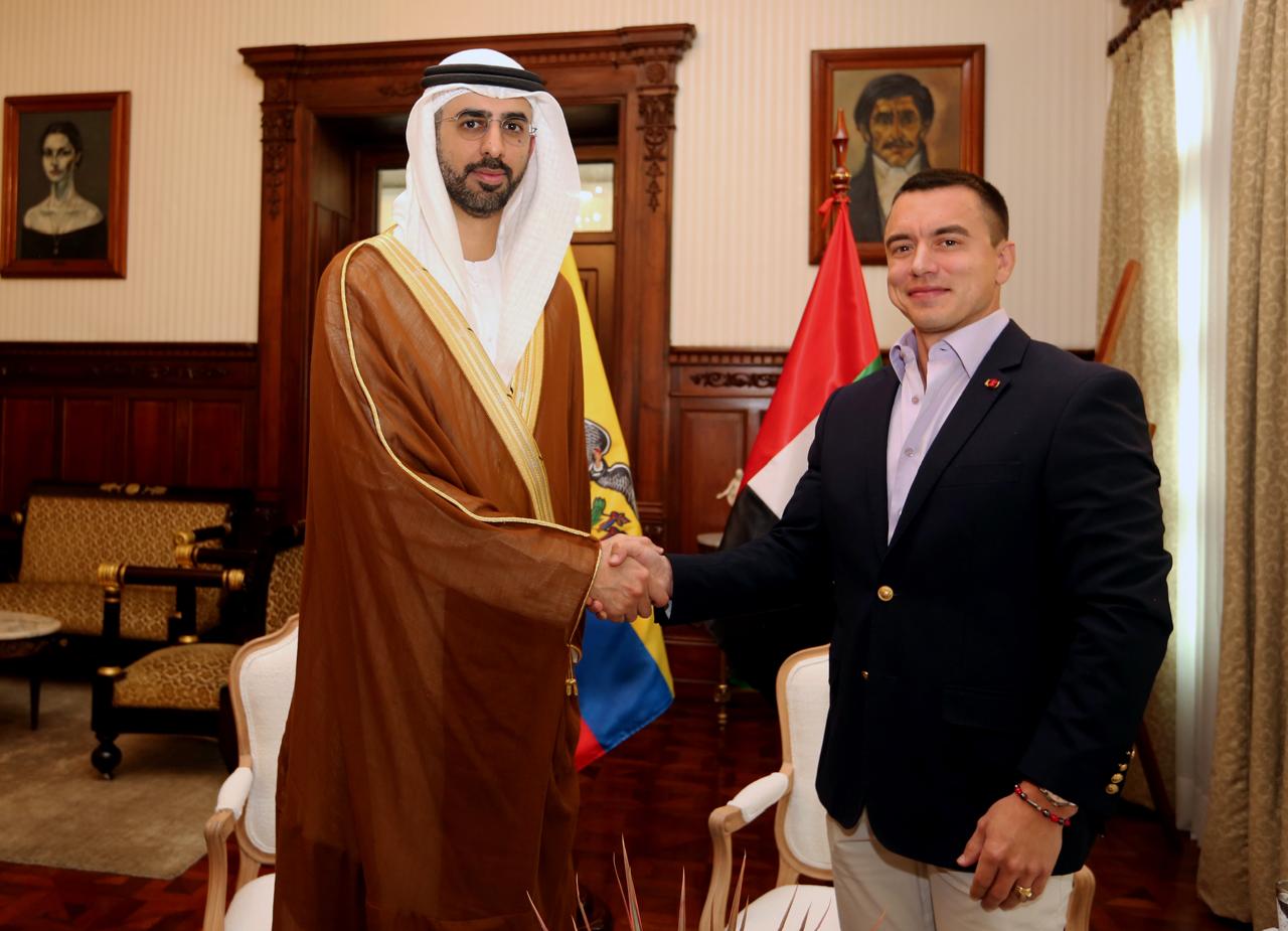 President of Ecuador meets Envoy of UAE’s Minister of Foreign Affairs