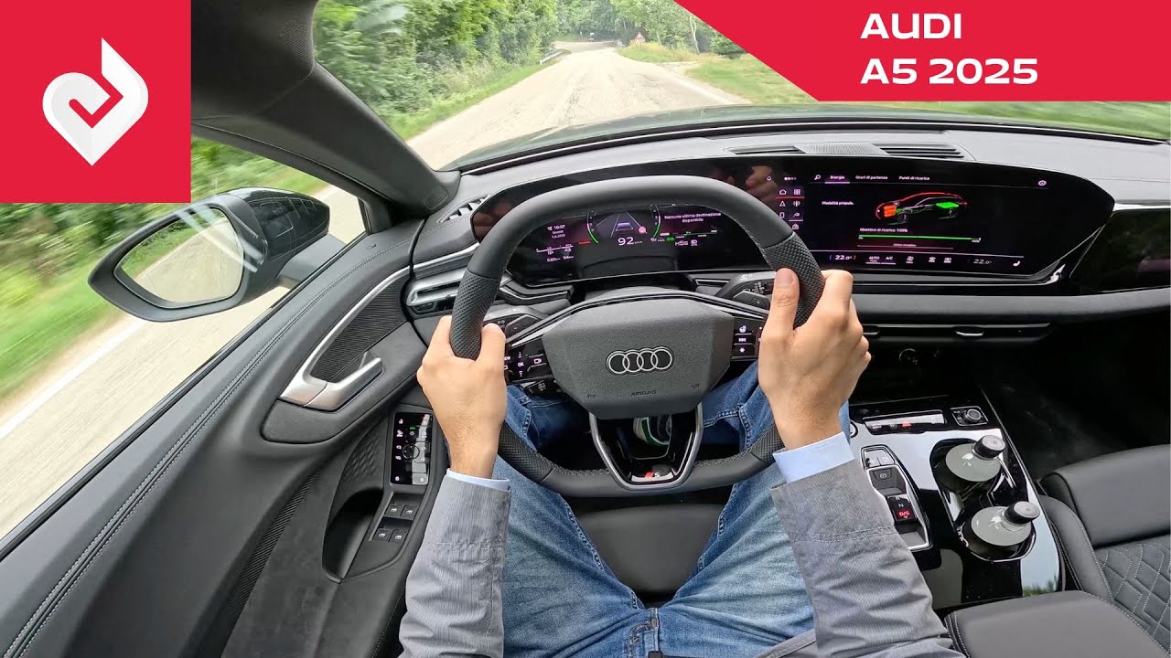 POV Audi A5 Avant e-Hybrid S line Plug-In: la station wagon dei quattro anelli con la spina
