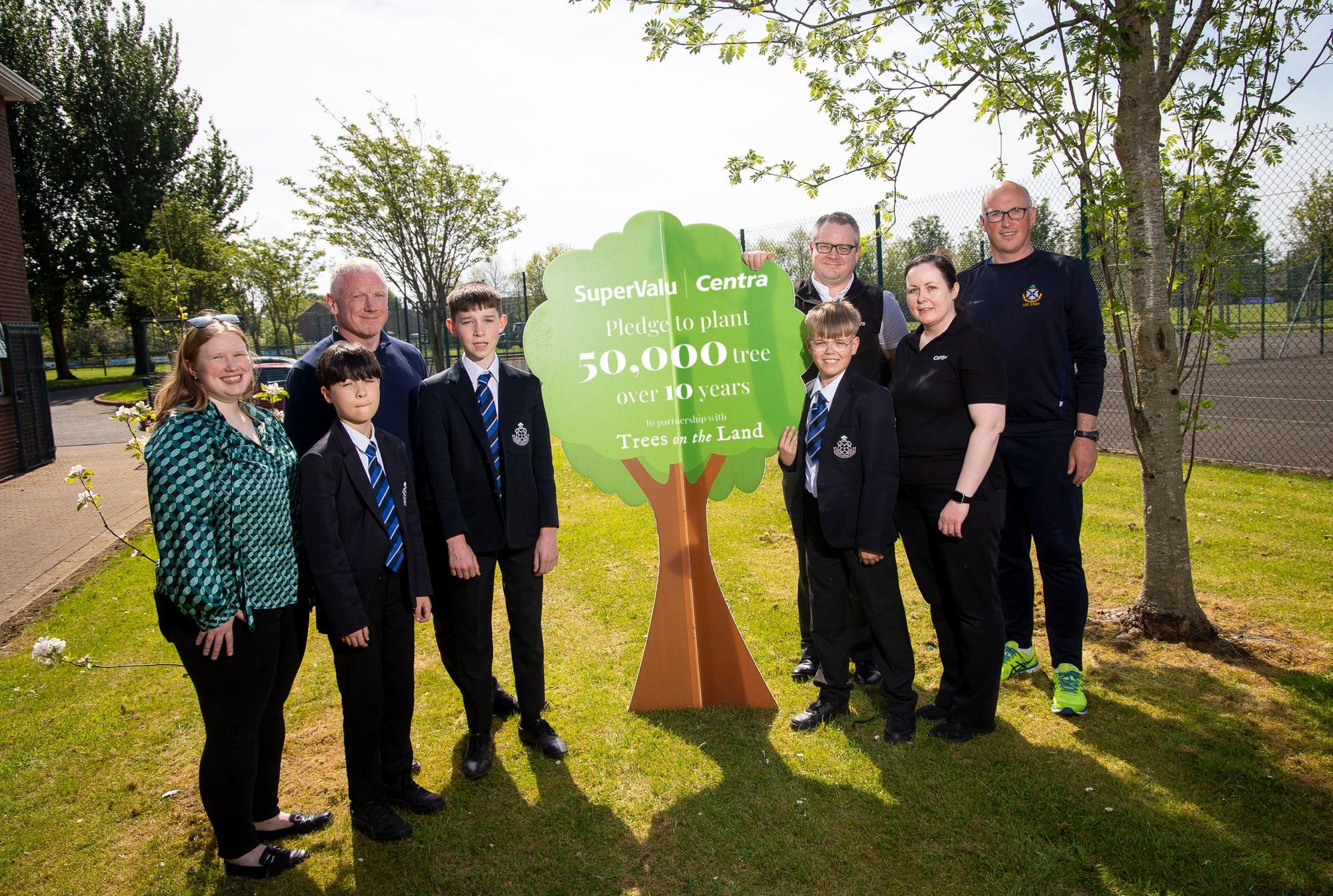 Local schools benefit from SuperValu and Centra's tree planting project