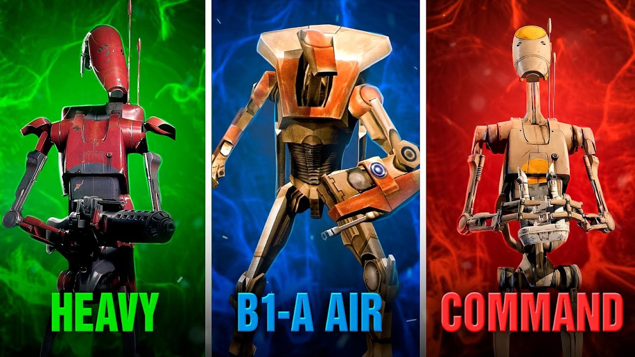 Every B1 Battle Droid Variant Explained