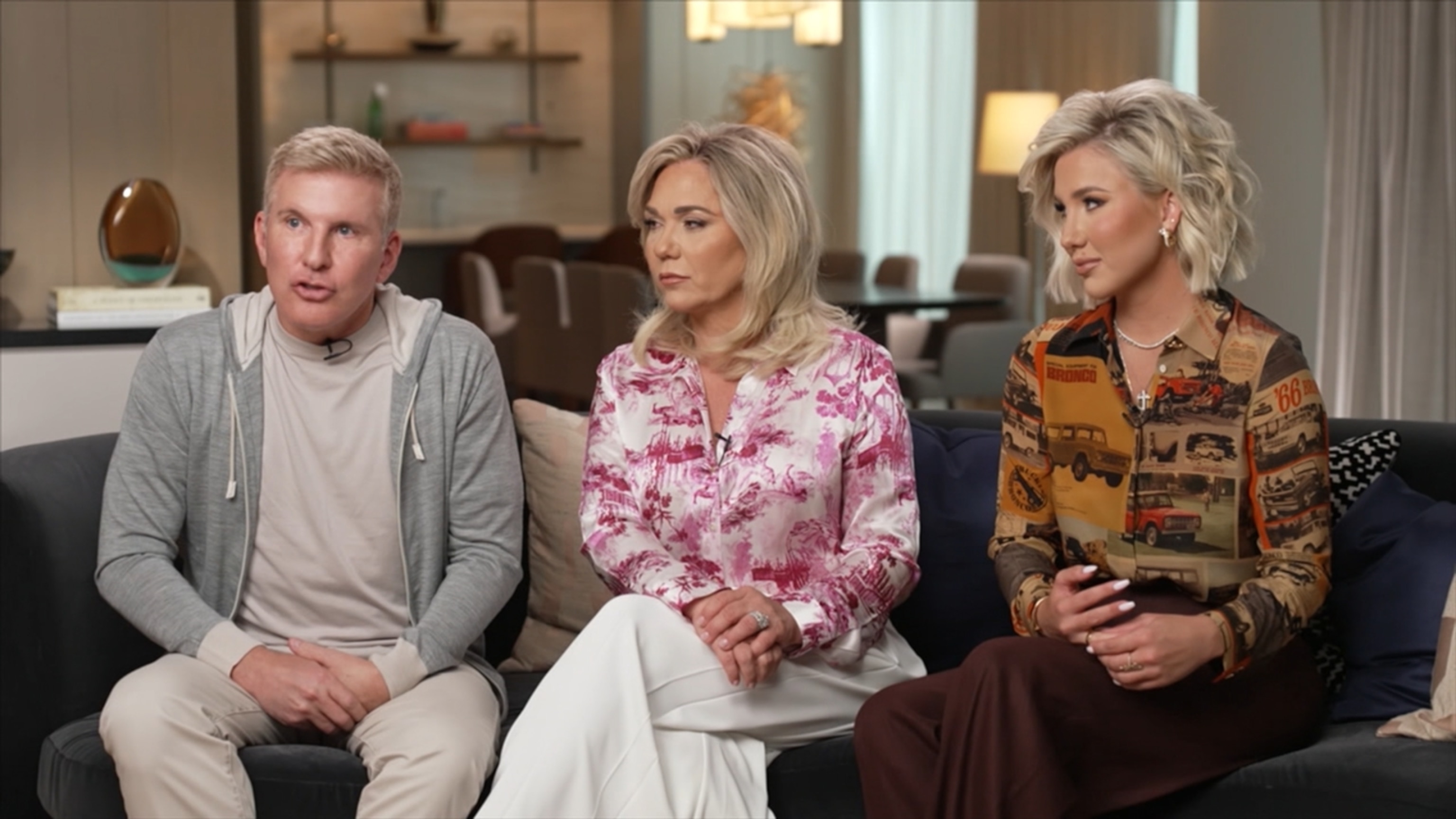 Todd and Julie Chrisley speak after prison release