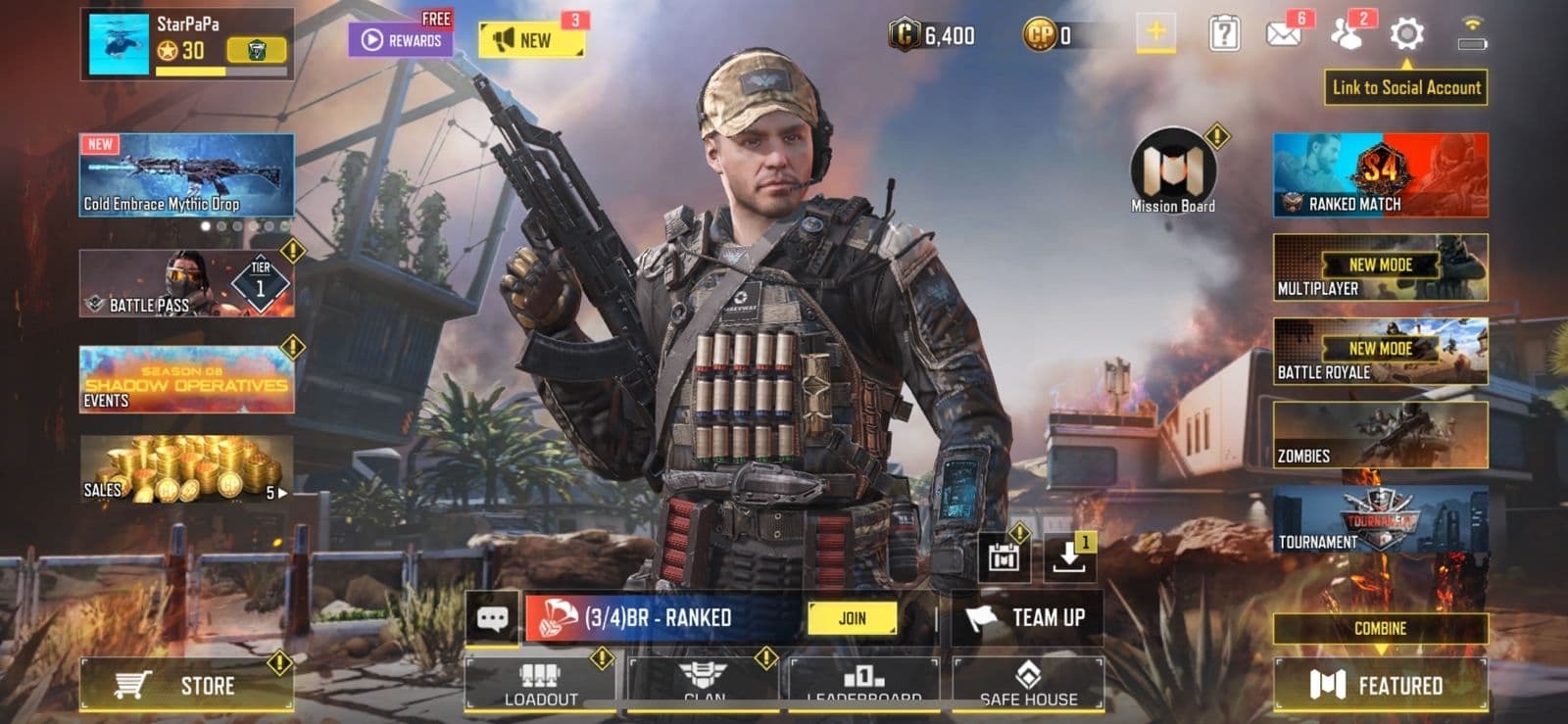 COD Mobile Season 6 Redeem Codes (July 2025)