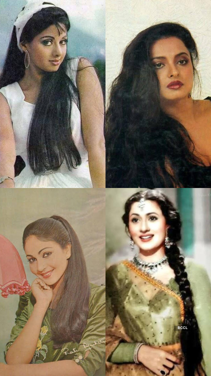 Bollywood's yesteryear divas with long tresses