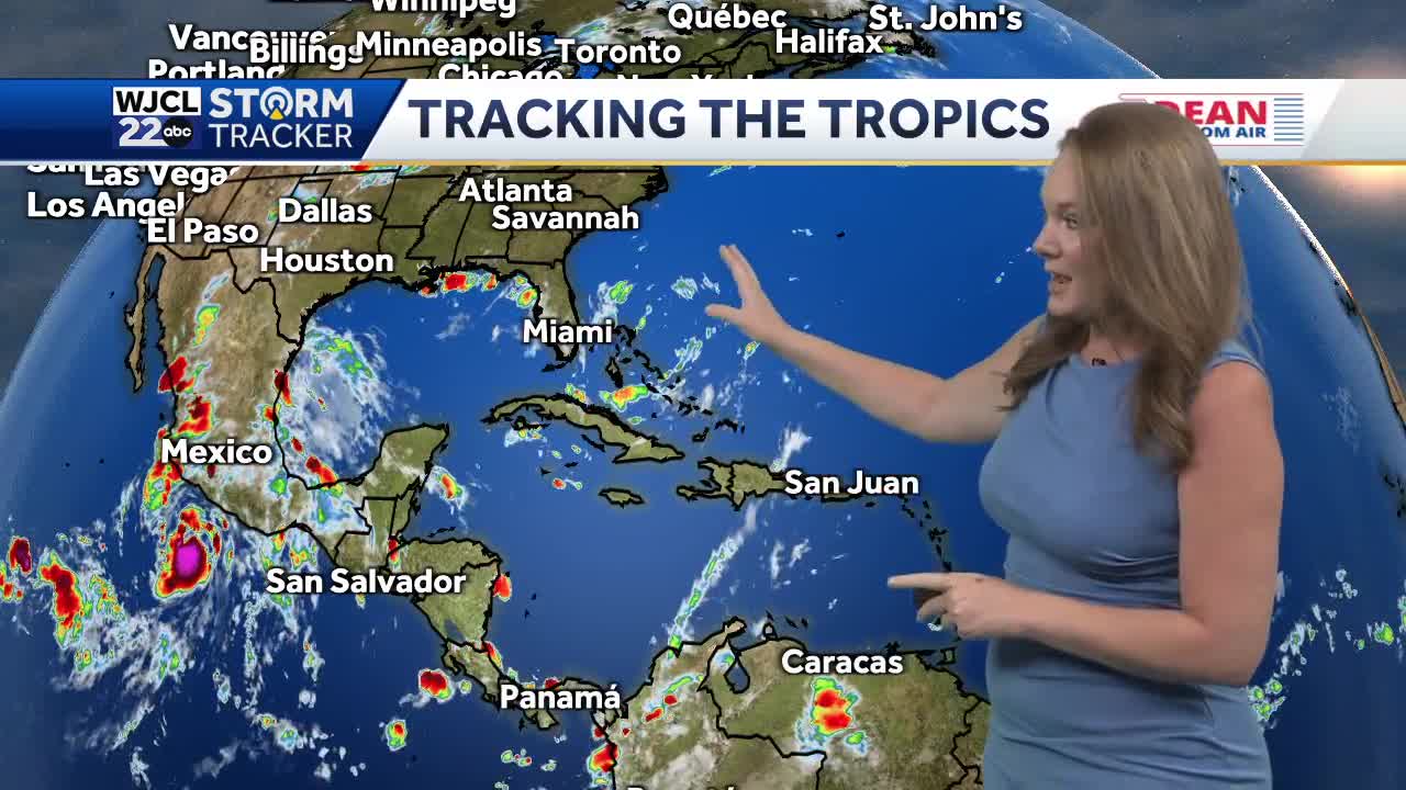 National Hurricane Center tracking system off Southeast coast