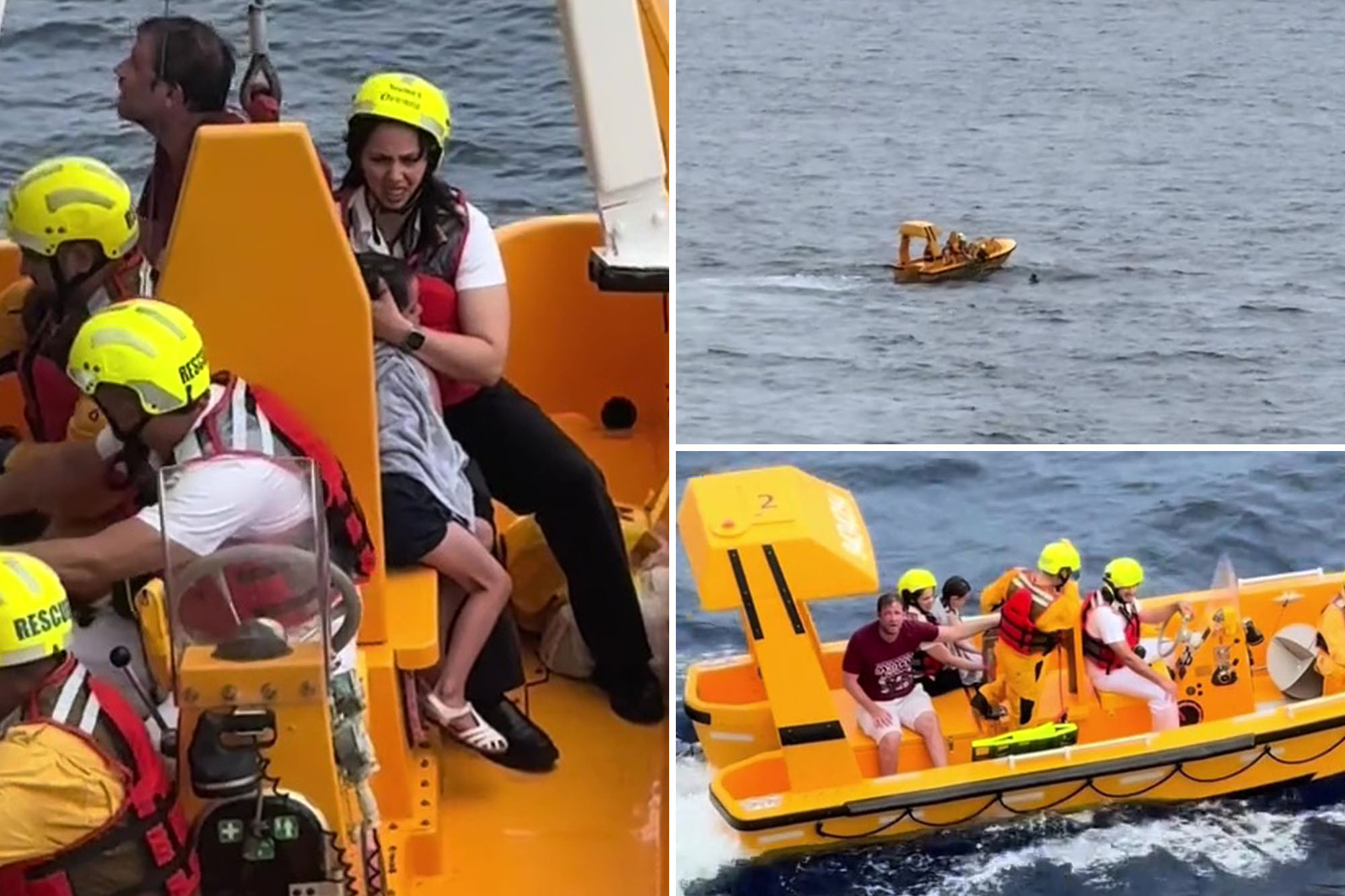 Hero dad dives into sea to save daughter who fell from Disney Dream cruise — treading water for ...