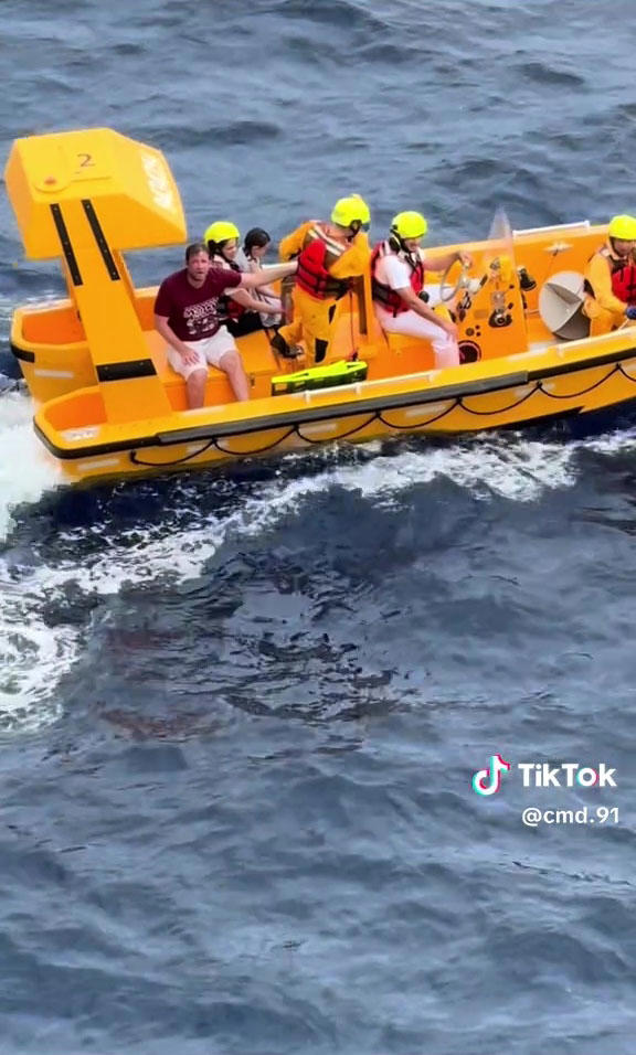 Hero dad dives into sea to save daughter who fell from Disney Dream cruise — treading water for ...