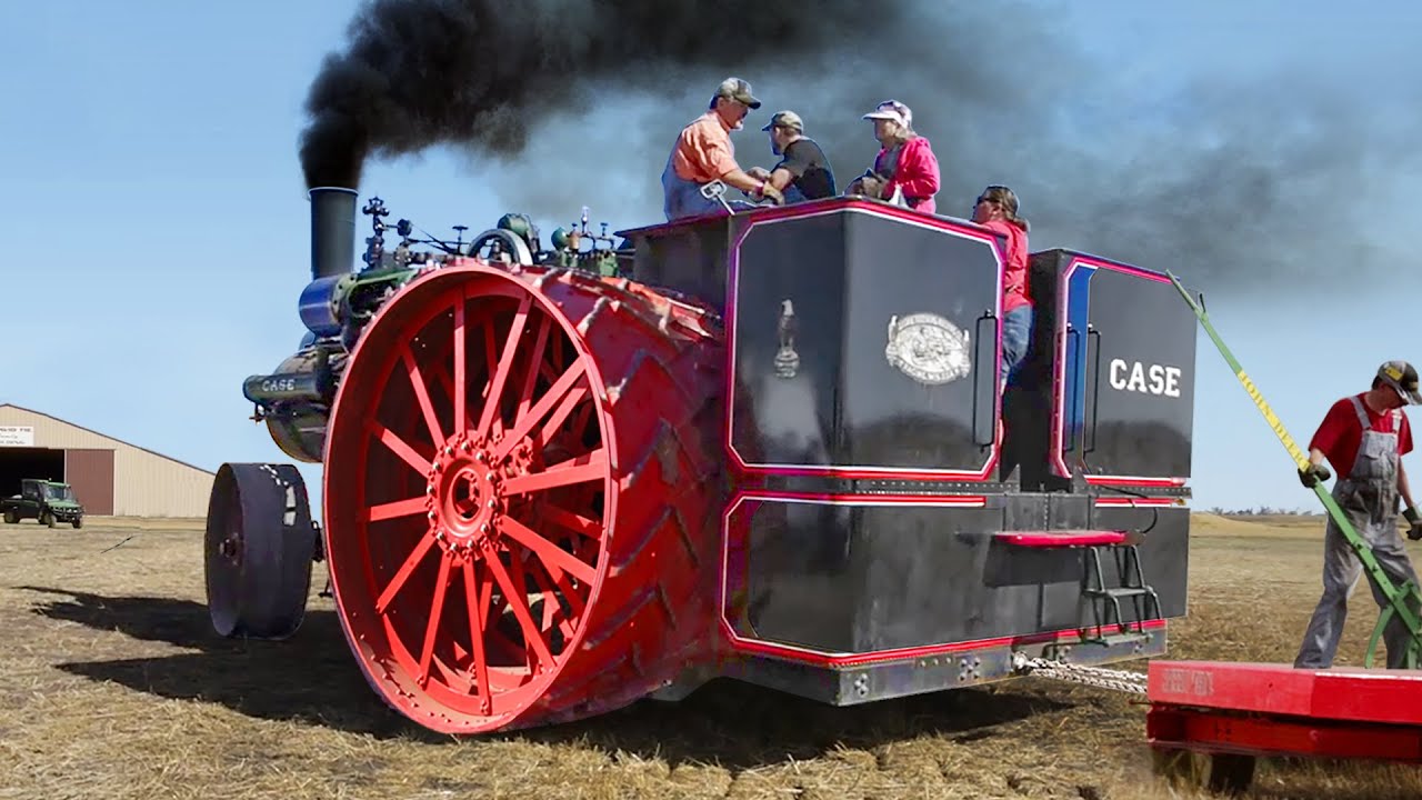 The Biggest Steam Tractor Ever Built Shows Its Full Power — The 150 HP Case