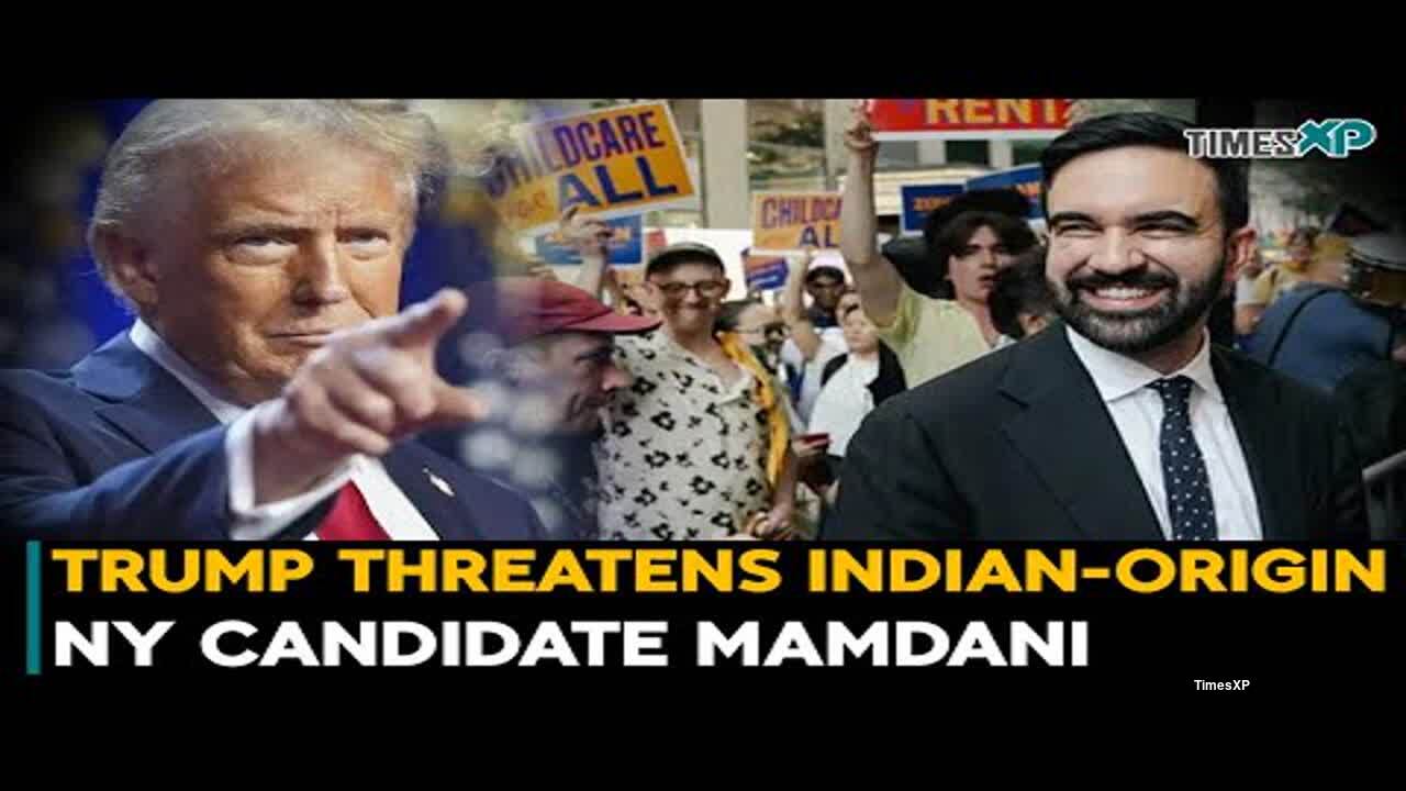 US President Donald Trump threatens Indian-Origin New York Mayor ...