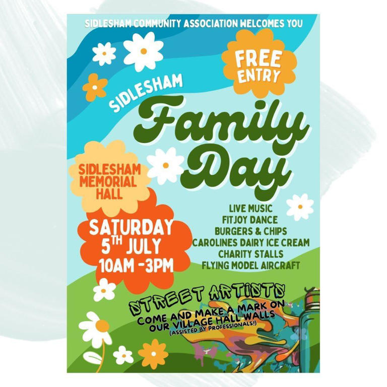 Creative Colour Comes to Sidlesham Fun Day with live art and community ...