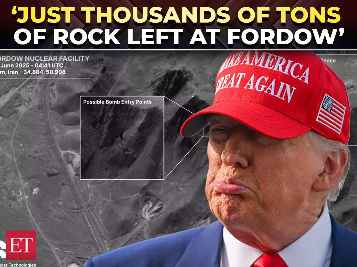 ‘It went through like butter’: Trump says strike crushed Iran’s Fordow ...