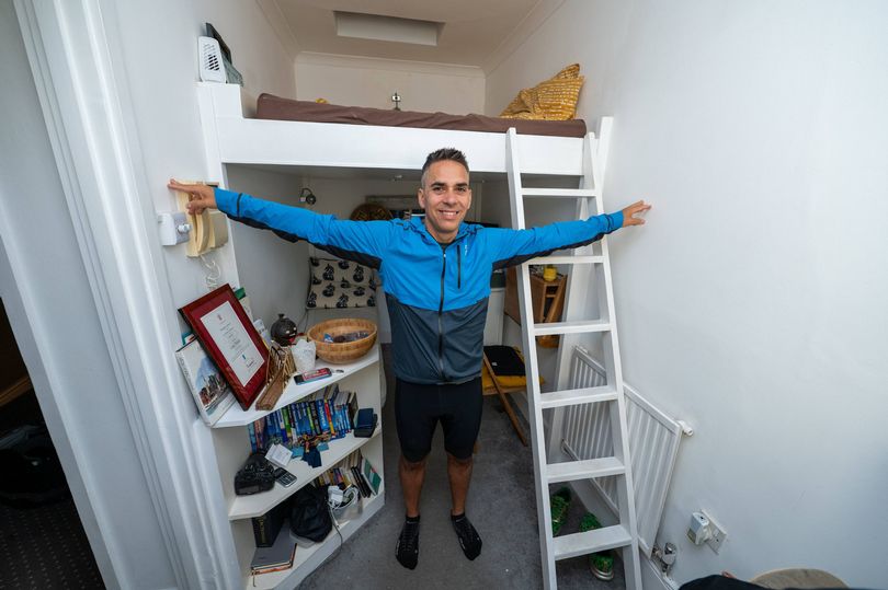 Man lives in one of London's smallest flats – it's a cupboard but costs ...