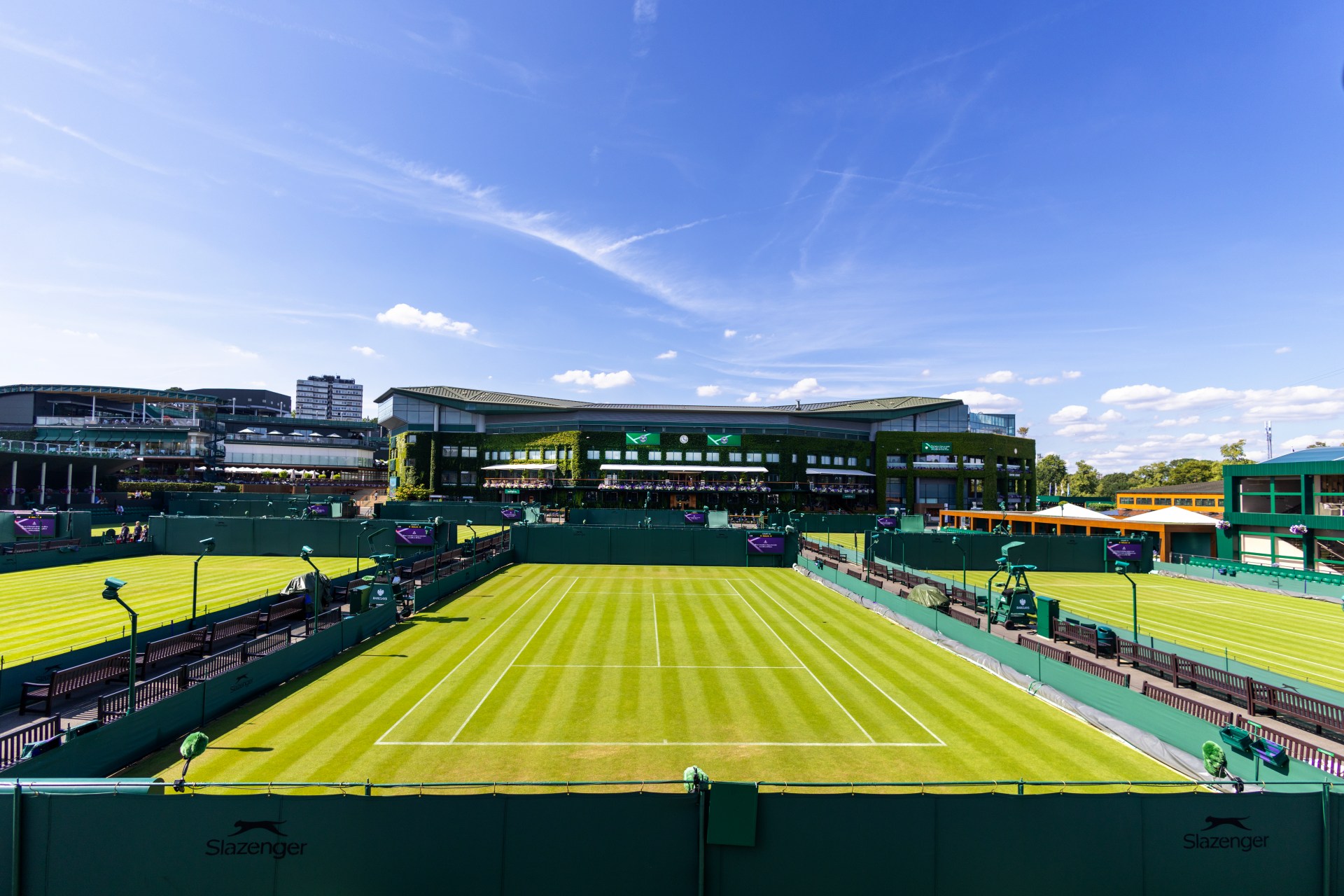 Map shows plan of iconic Wimbledon tennis grounds