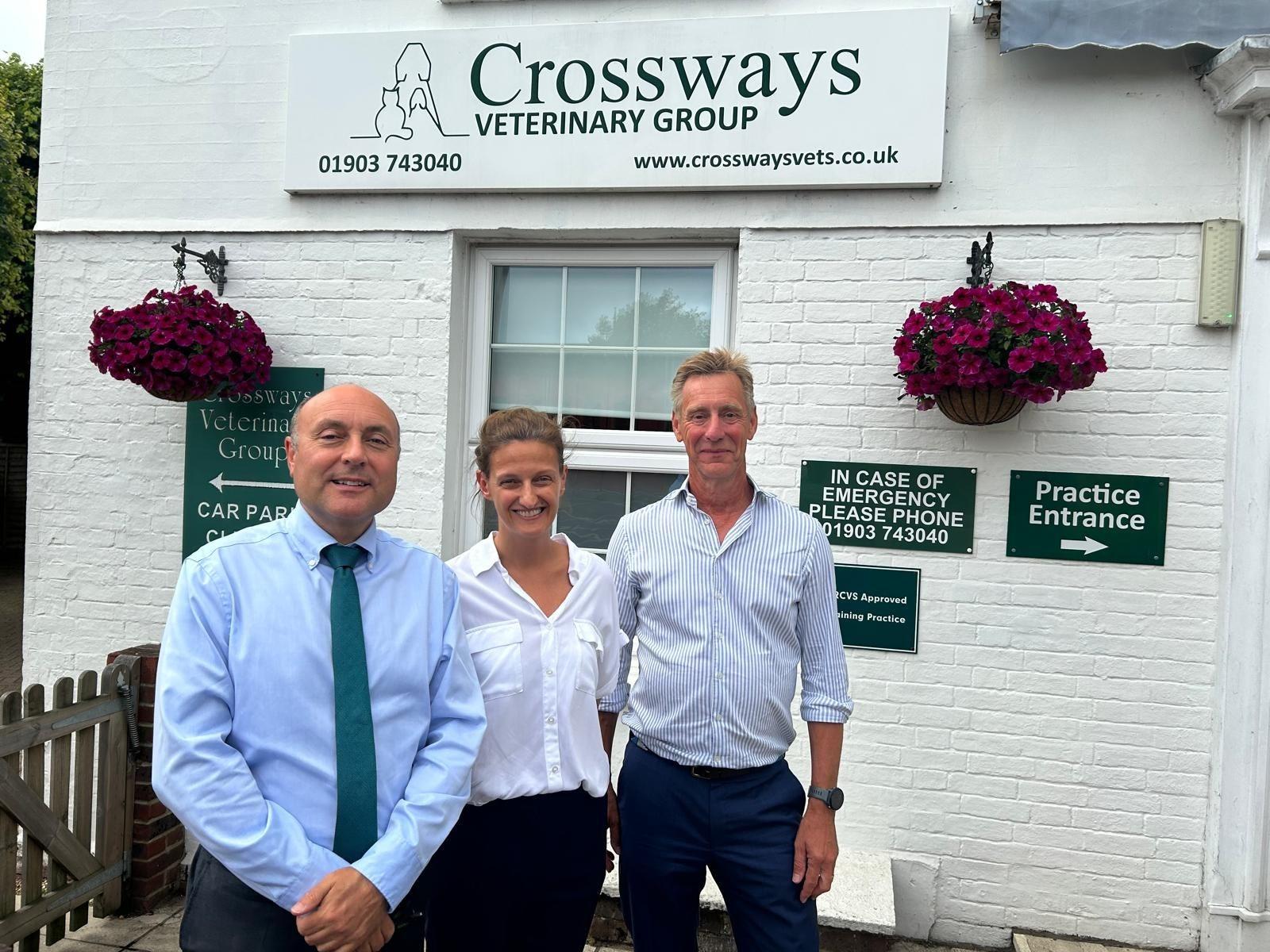 MP Andrew Griffith visits Storrington vets to see how pet care is evolving