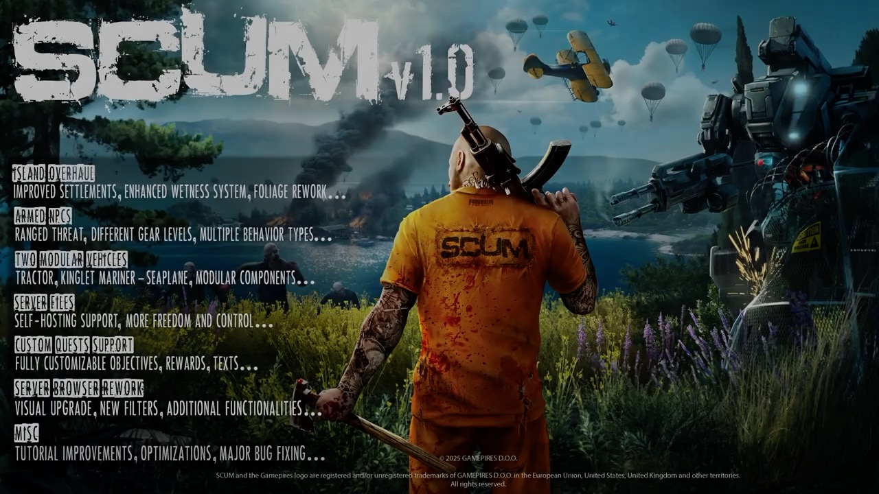 SCUM Official Cinematic Launch Trailer