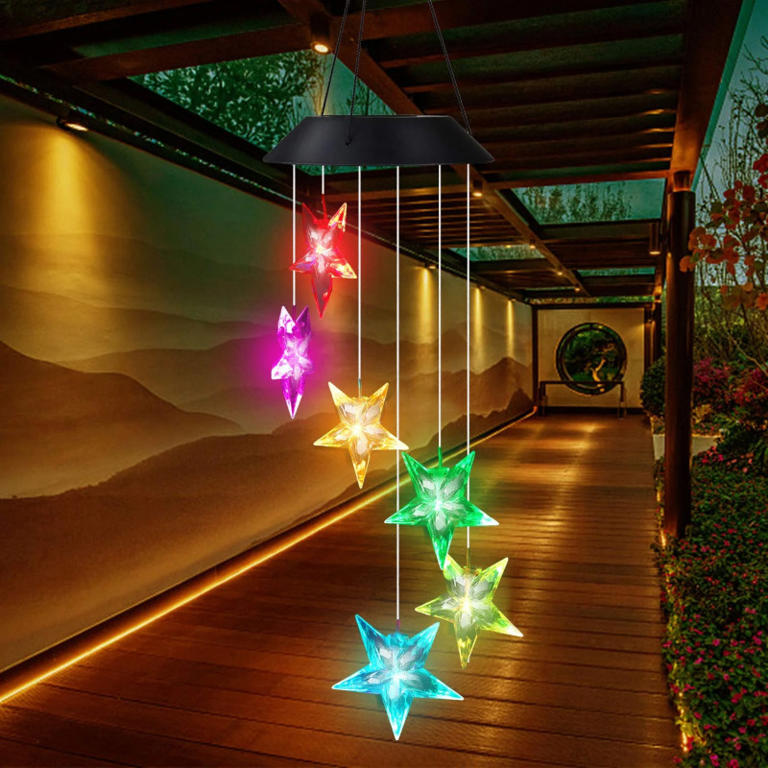 Walmart's ‘Vibrant’ Solar Star Wind Chime Is Now on Sale for Just $11