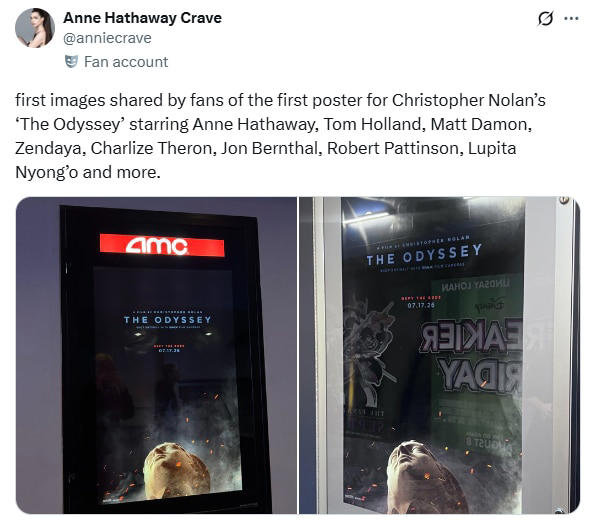 First poster of Christopher Nolan's The Odyssey leaked? Here's what we know