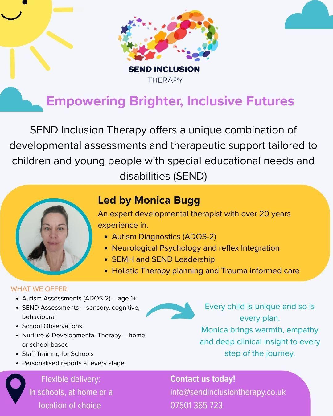 SEND Inclusion Support sister Therapy company based in Wigan