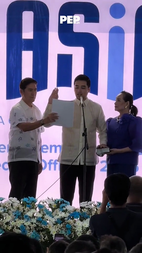 Pasig City Mayor Vico Sotto nanumpa kasama ang mga magulang | PEP
