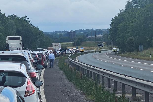 One injured after major A1(M) smash near Darlington