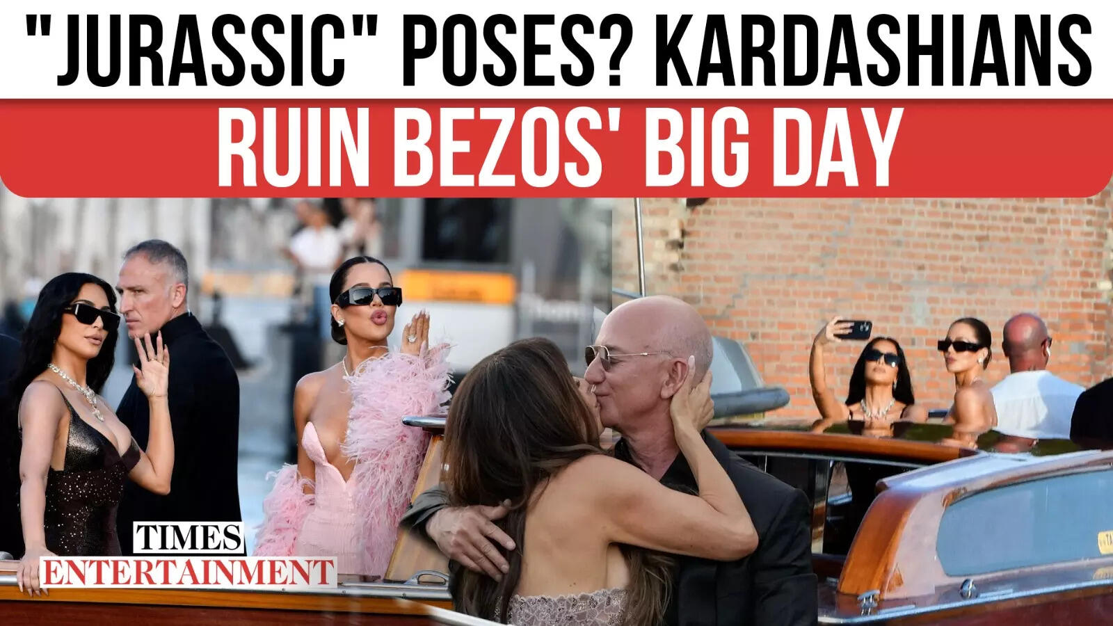 Kardashians Hijack Bezos' Wedding With Viral Selfie Storm - VIP Guests ...