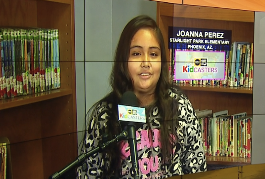 Kidcaster Joanna gives your Monday morning forecast from Starlight Park ...