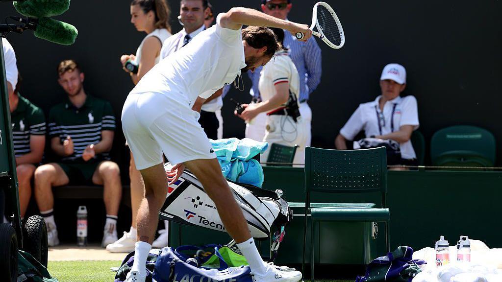 Medvedev suffers shock first-round Wimbledon exit