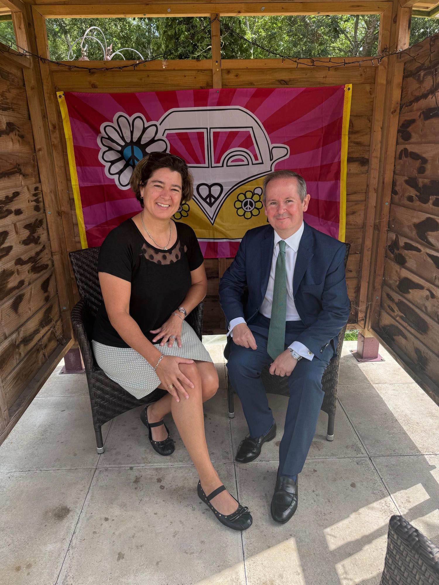 Residents at Harefield care home enjoy visit from MP