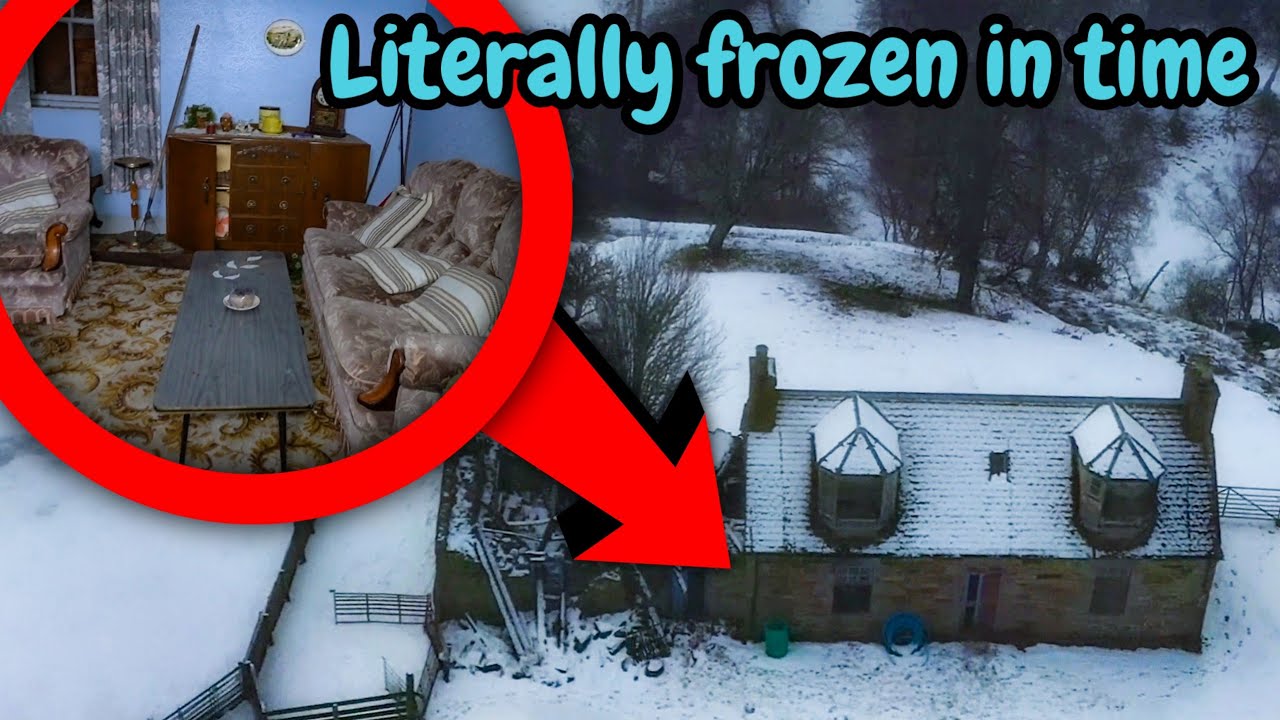 Opening a Real Frozen Time Capsule House | Abandoned and Forgotten in ...