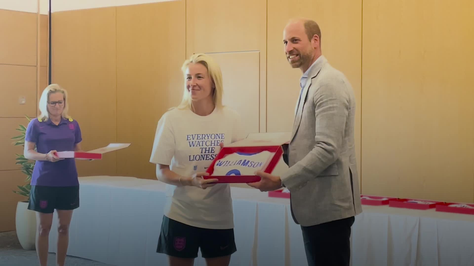 William issues personal good luck message to Lionesses ahead of Euro 2025