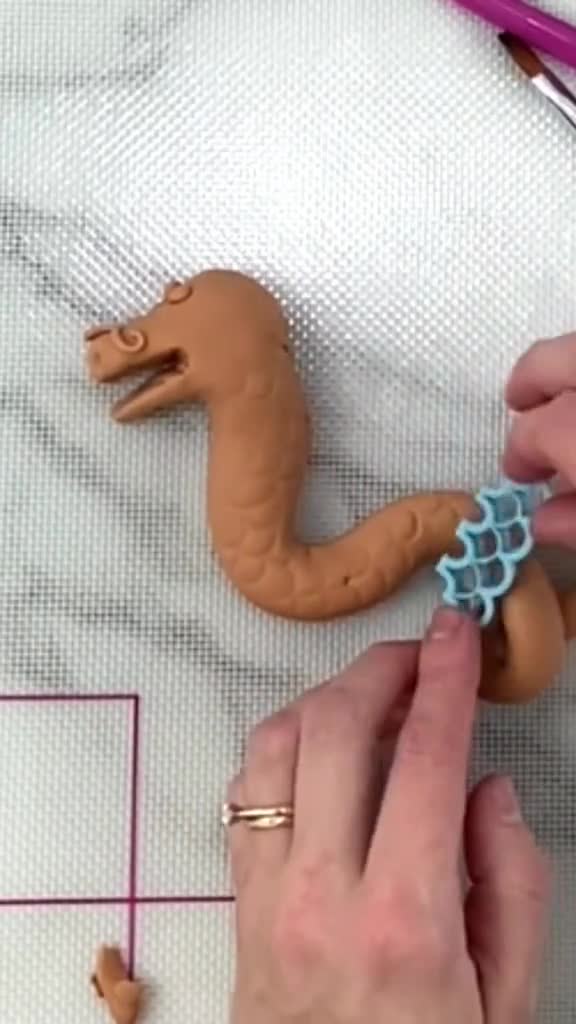How to Sculpt a Stunning Fondant Dragon for Lunar New Year