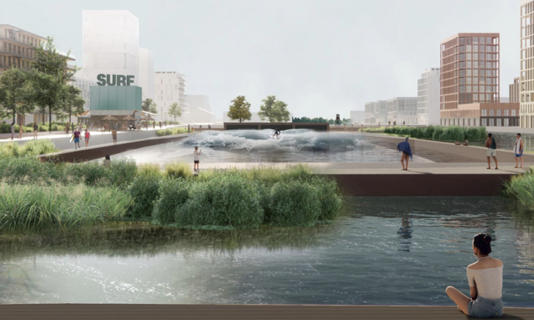 Surfing in Amsterdam: Wave Pool Proposed for Famed Canals