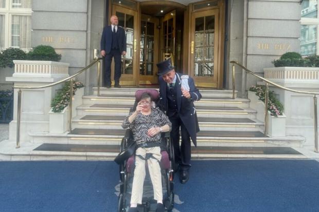 Basingstoke woman enjoys 'once in a lifetime' trip to the Ritz Hotel