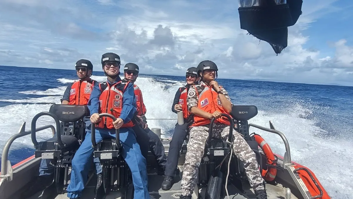 India participates in inaugural QUAD Coast Guard Observer Mission ...