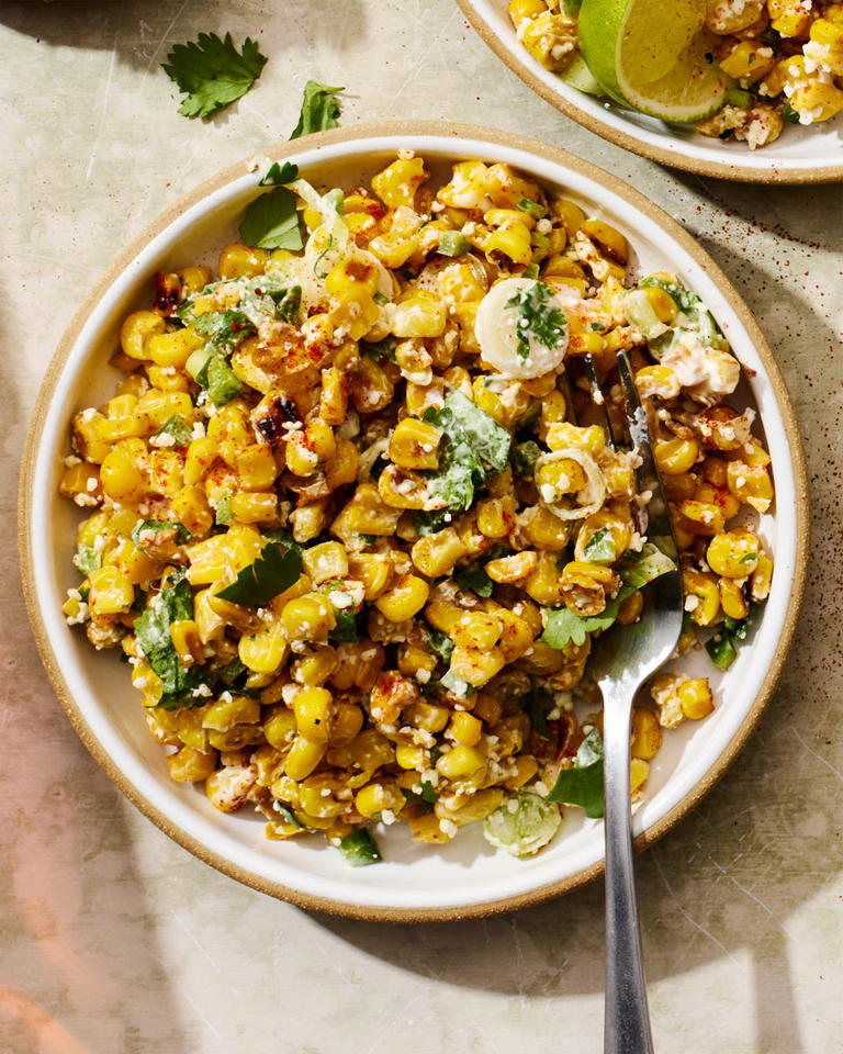 Mexican street corn salad is everything you love about elote—minus the mess