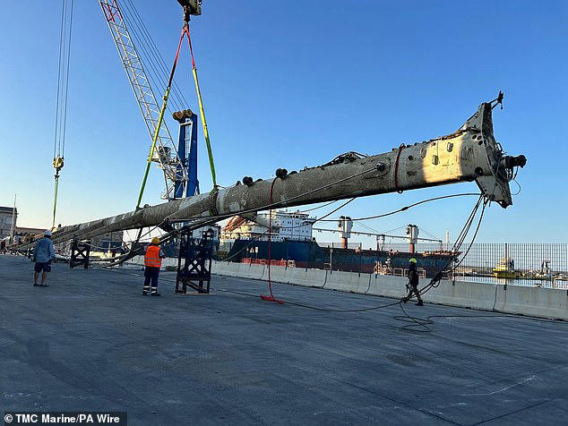 New photos show enormous mast of Mike Lynch's doomed Bayesian after ...
