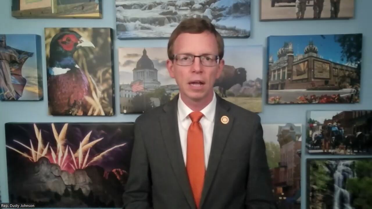 Rep. Dusty Johnson announces bid for South Dakota Governor