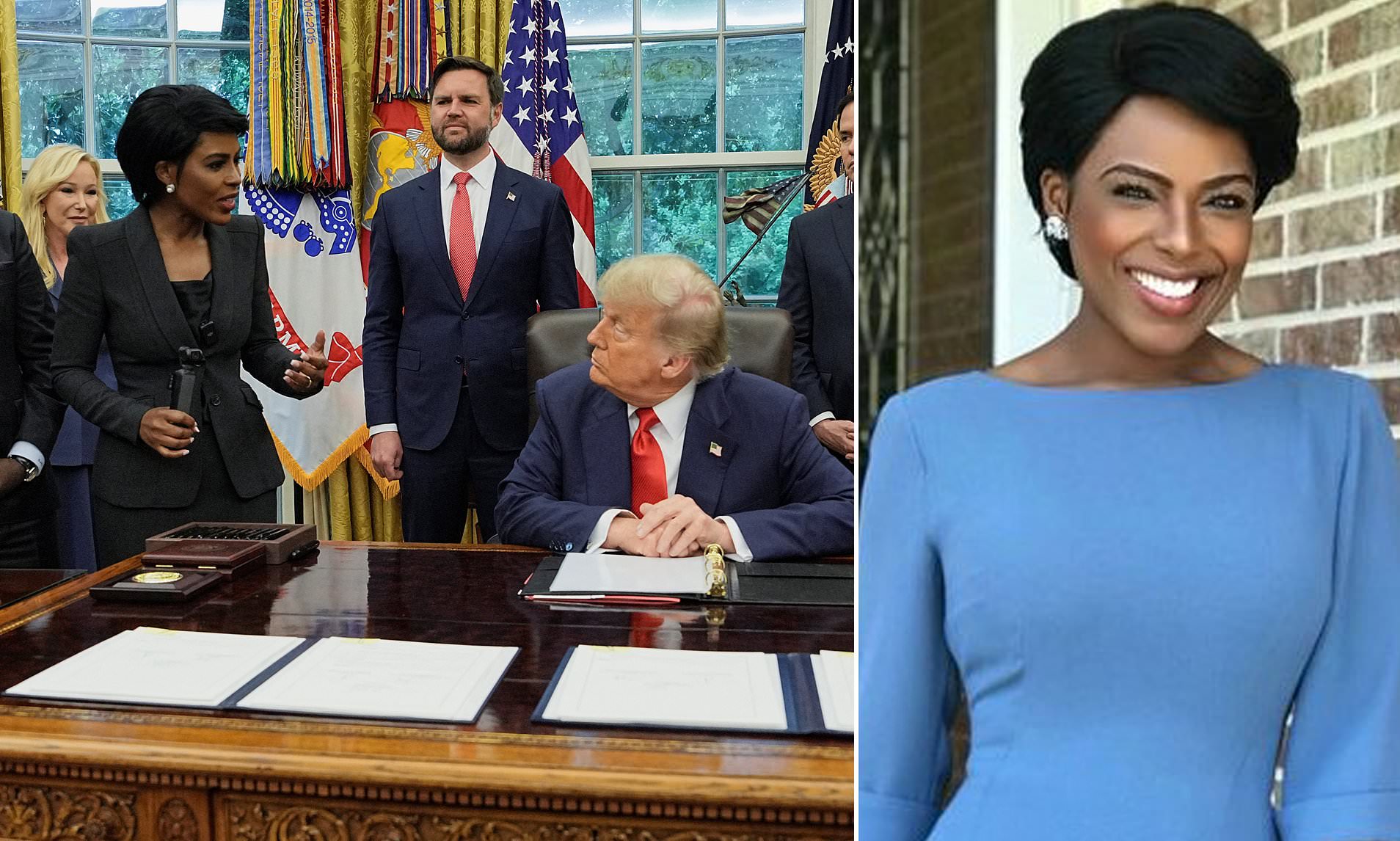 The stunning Angolan reporter whose beauty left Trump speechless