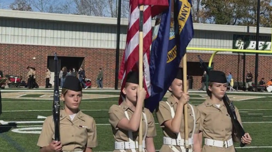 Triad NJROTC cadets working toward their future